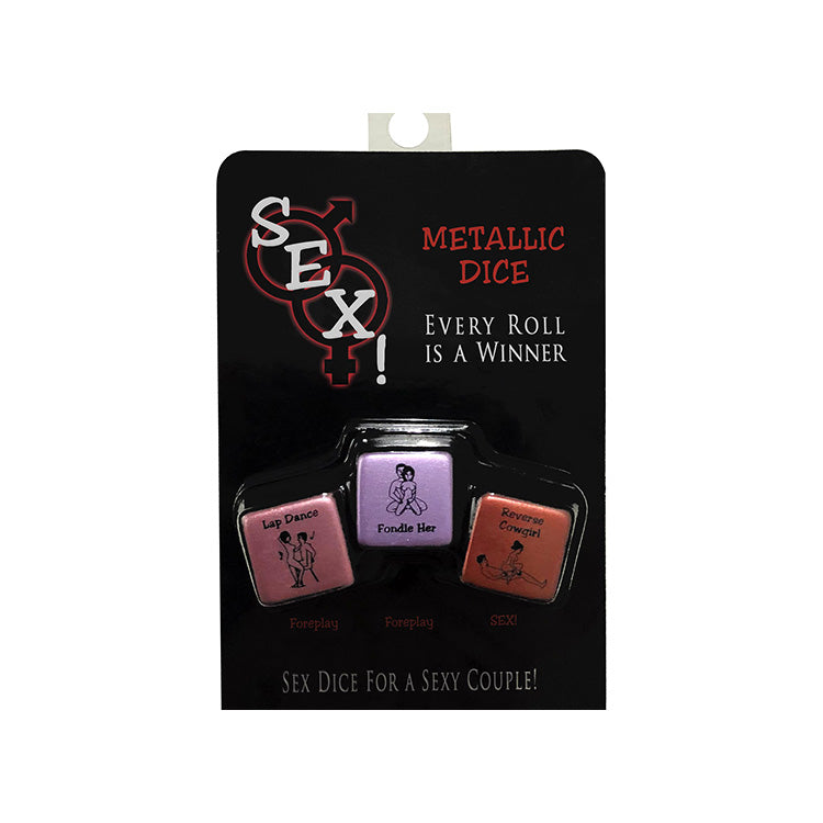 Metallic Sex Dice Game – loversstores.com