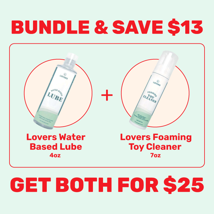 Lovers Lube & Toy Cleaner Bundle