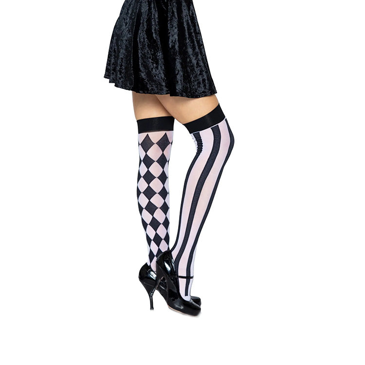 Harlequin Thigh High Stockings – loversstores.com